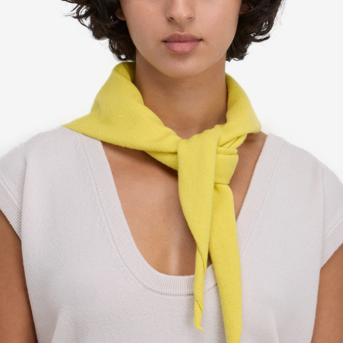 n°35 bandana in sunny - extreme cashmere | Afura Store