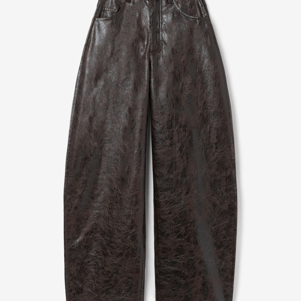 Alma Trouser in Coated Dark Tech - Séfr | Afura Store