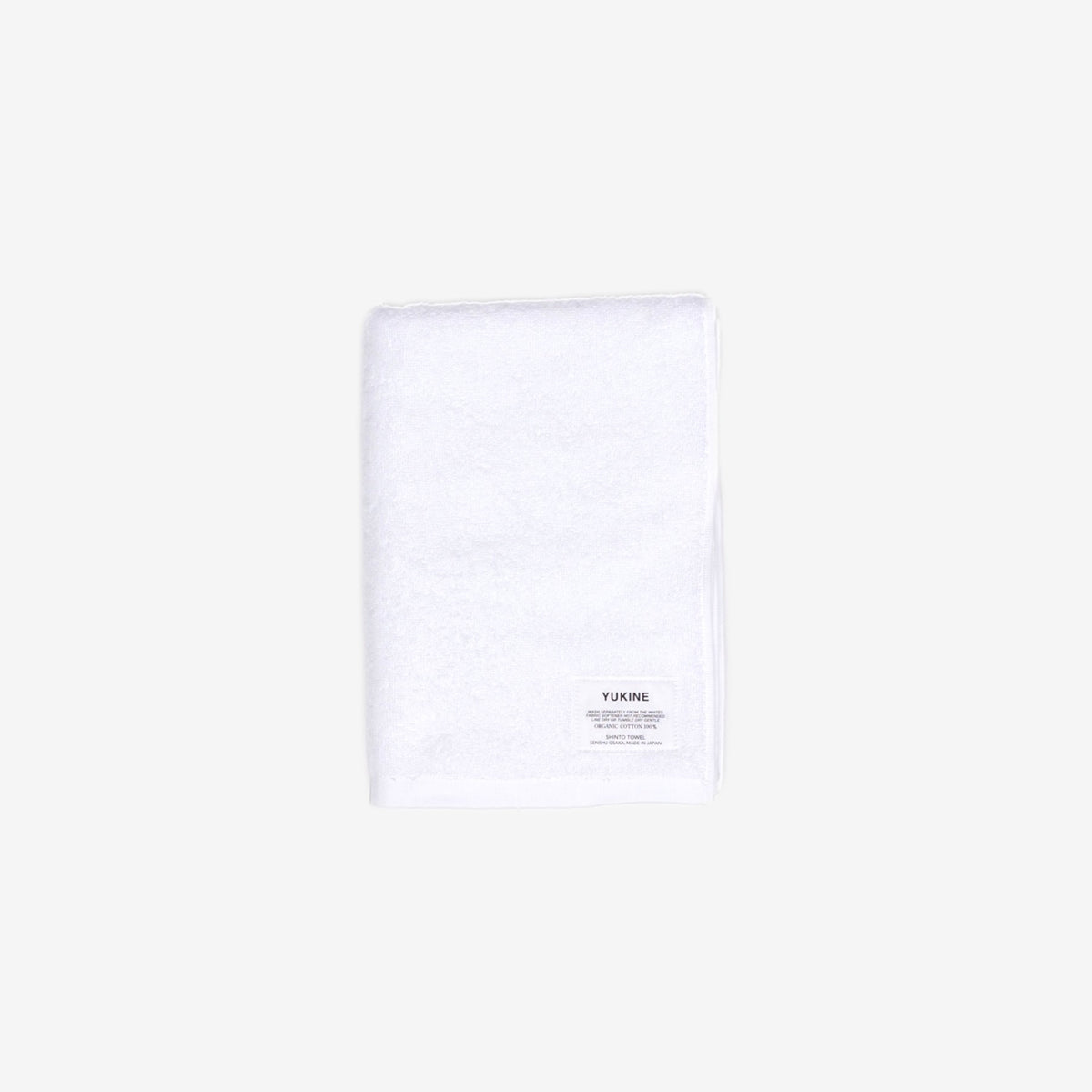 Yukine Mini Bath Towel Shiro in White - Shinto | Afura Store