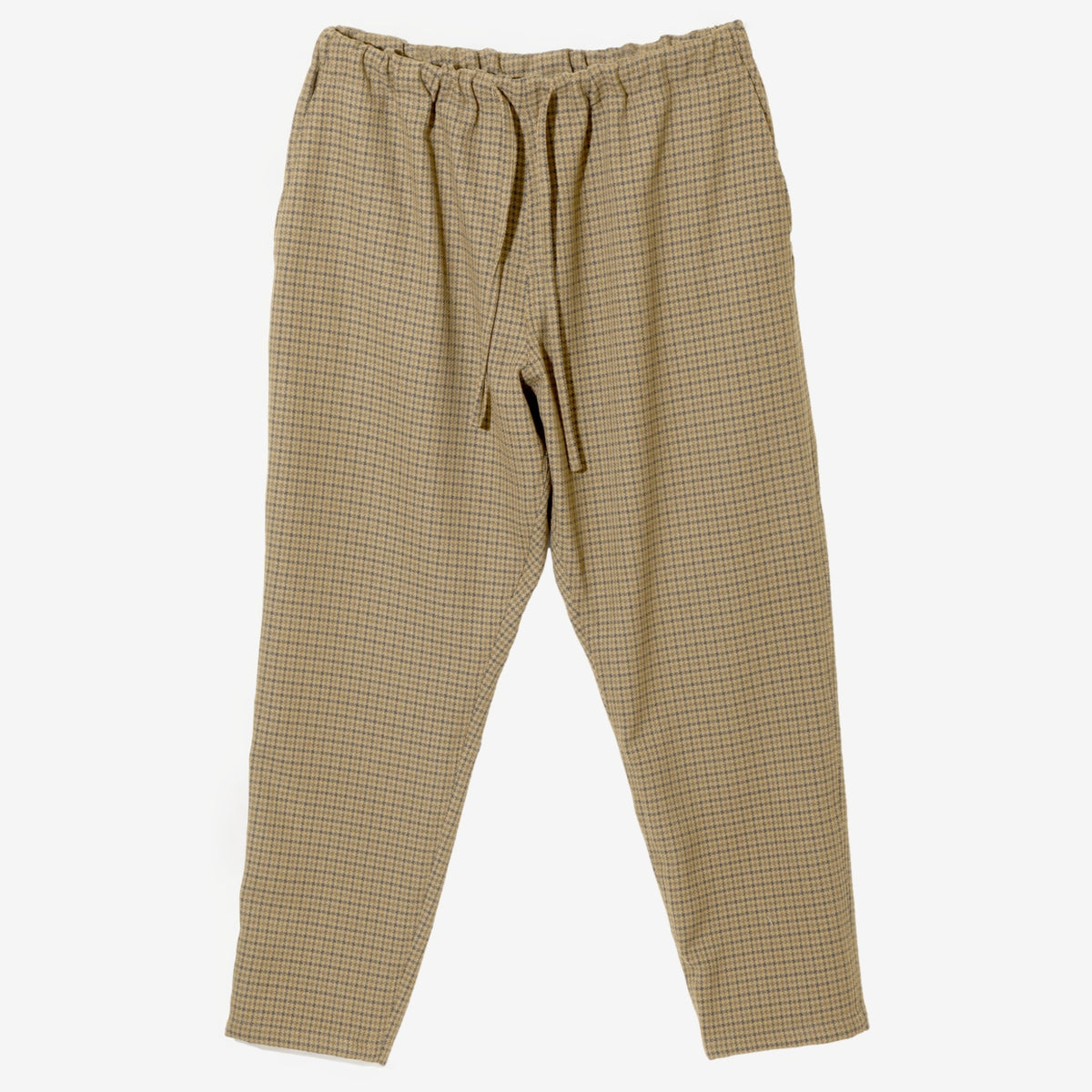 String Slack Pant in Houndstooth Beige/Charcoal - South2West8 | Afura Store